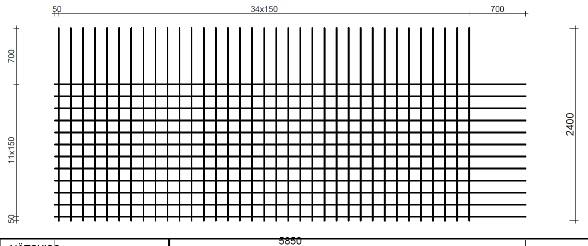Armeringsnät 12150 Fingerskarv - Armeringdirekt